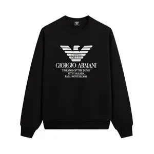 Kith Giorgio Armani & Nelson Crewneck 'nero - Black