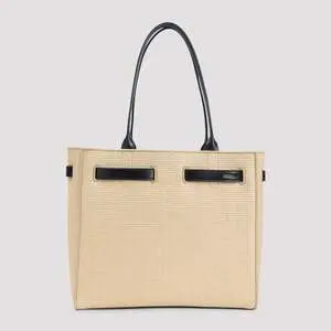 TOM FORD Raffia Smooth Calf Tote Bag