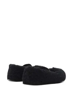 Moon Boot Shearling Ballet Flats