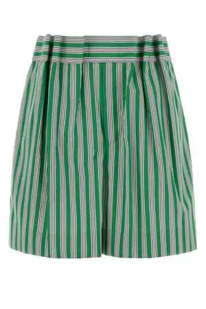 Loewe Embroidered Poplin Shorts