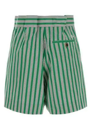 Loewe Embroidered Poplin Shorts