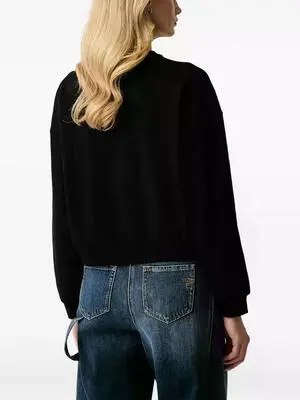 Pinko Embellished Logo-patch Sweater