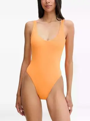 Bond Eye Lucia Reversible Scoop-neck Swimsuit - Orange