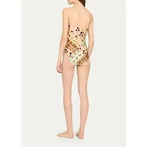 Zimmermann Fairlight Enamel One-piece Swimsuit