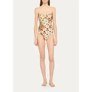 Zimmermann Fairlight Enamel One-piece Swimsuit