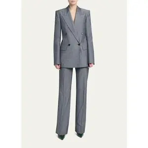 Stella McCartney Double-breasted Twill Blazer