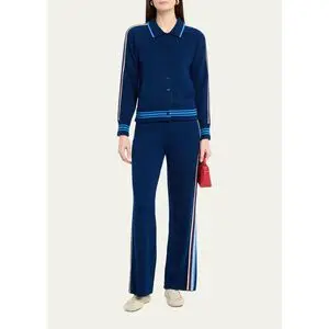 Guest In Residence Cotton-cashmere Track Pants