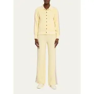 Guest In Residence Cotton-cashmere Track Pants