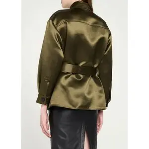 Attersee The Studio Belted Satin Jacket