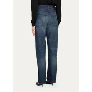 TOM FORD Low-waist Stonewashed Denim Straight-leg Boyfriend Pants