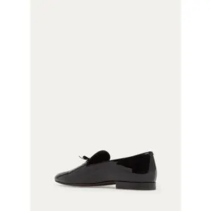 TOM FORD Scott Patent Leather Bow Loafers