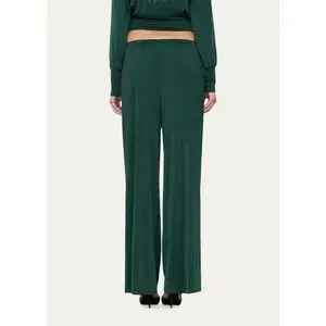 Eterne Rue Liquid Jersey Wide-leg Pants