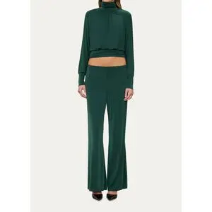 Eterne Rue Liquid Jersey Wide-leg Pants