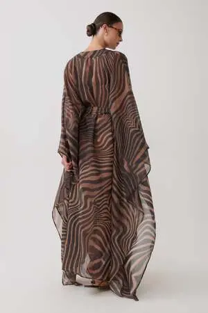 Meshki Neroli Sheer Maxi Kimono