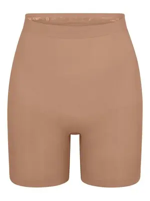 SKIMS Mid Thigh Shorts By - Brown