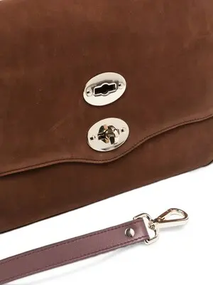 ZANELLATO Postina Zashmere Small Leather Handbag By - Brown