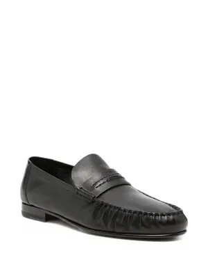 THE ROW Theo Leather Loafers