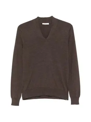 THE ROW Quovine Cashmere Polo Shirt - Brown