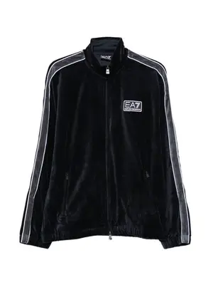 EA7 Logo Zipped Sweatshirt - Blue