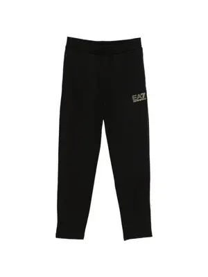 EA7 Logo Sweatpants - Black