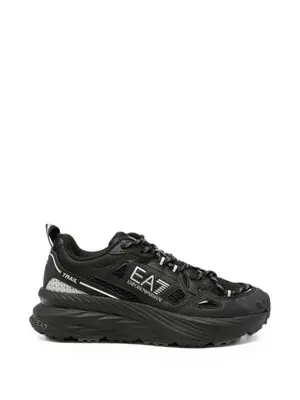 EA7 Logo Sneakers - Black