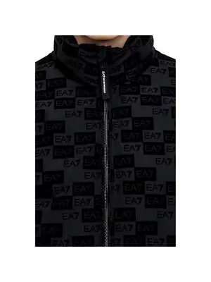 EA7 Allover Logo Bomber Jacket