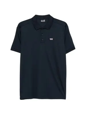 EA7 Logo Polo Shirt - Blue