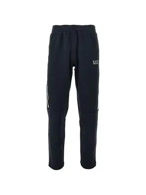 EA7 Cotton Blend Sweatpants - Blue
