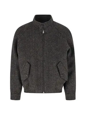 DUNST Wool Bomber Jacket - Grey