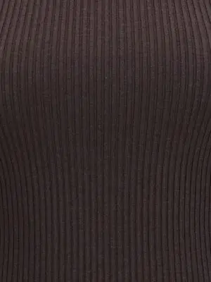 Wolford Ribbed Pure Virgin Wool Slim Fit Turtleneck Jumper