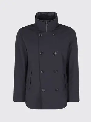 DUNO Double-breasted Short Parka In Polyamide With A High Neck