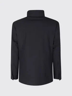 DUNO Polyester Utility Parka With High Neck And Flap Pockets
