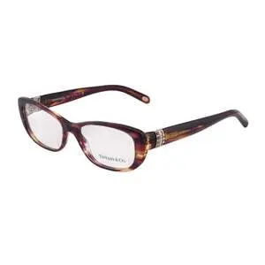 Tiffany & Co. Mini Clear Demo Lens Cat-eye Eyeglasses - Havana