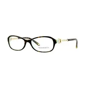 Tiffany & Co. Mini Havana Gold Eyeglasses With Clear Demo Lens - Havana/gold