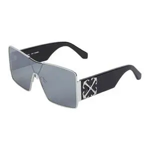 Off-White Aspen Oeri14g Sunglasses With Mirror Lenses - Silver/black