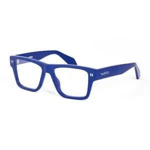 Off-White Style 75 Oerj075 Eyeglasses With Clear Demo Lens - Blue