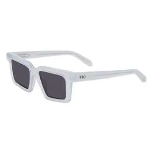 Off-White Inspired Oeri142 Mini Windsor Sunglasses - Shiny Grey