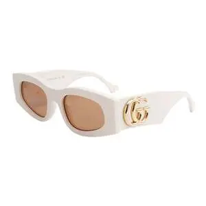 Gucci Gucci Cat-Eye Sunglasses With Logo Accent Beige