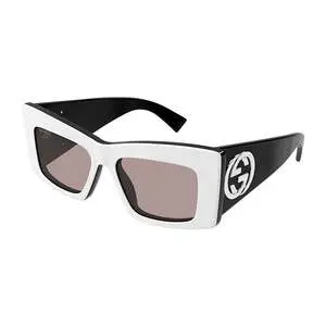 Gucci Gucci GG Logo Mini Sunglasses White/black