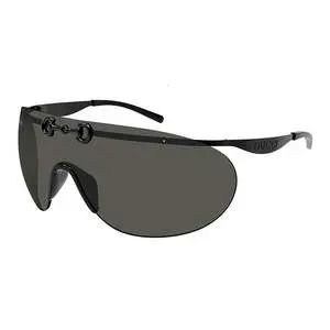 Gucci Shield Sunglasses With Logo Detail - Black
