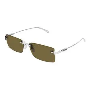 Gucci Gg Mini Sunglasses For - Silver