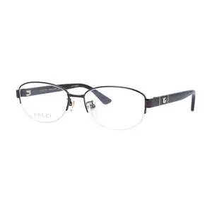 Gucci Mini Clear Demo Lens Eyeglasses - Brown