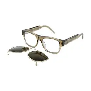 Dior Cd Diamond Mini Sunglasses With Blue Light Blocking And Magnetic Clip-on - Shiny Brown