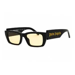 Palm Angels Mini Yellow Palm Sunglasses - Black