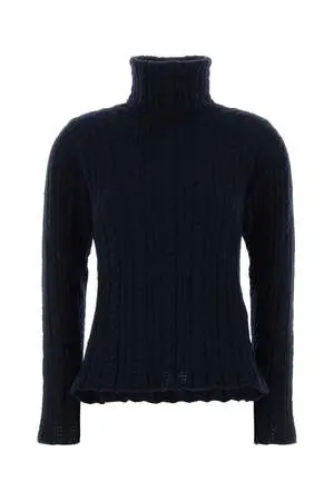 Moncler Wool-blend Knit Sweater - Blue