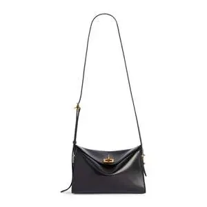 Balenciaga Le 7 Nano Mini Lambskin Shoulder Handbag - Black