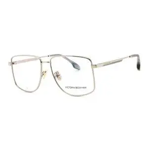 Victoria Beckham Vb2136 Mini Clear Demo Lenses Eyeglasses - Silver
