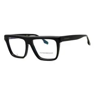 Victoria Beckham Inspired Mini Eyeglasses With Clear Demo Lenses - Black