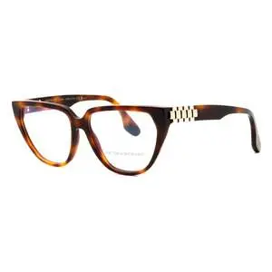 Victoria Beckham Inspired Mini Eyeglasses With Clear Demo Lenses - Tortoise