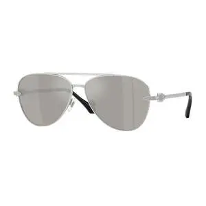 Versace Inspired Mini Mirror Sunglasses For - Silver